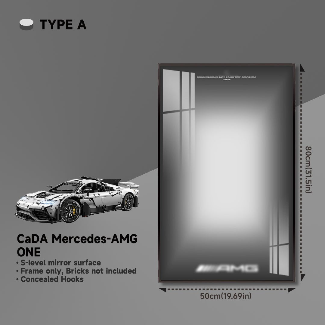 CaDA Mercedes-AMG ONE Wall Display Frame – brickzonehub
